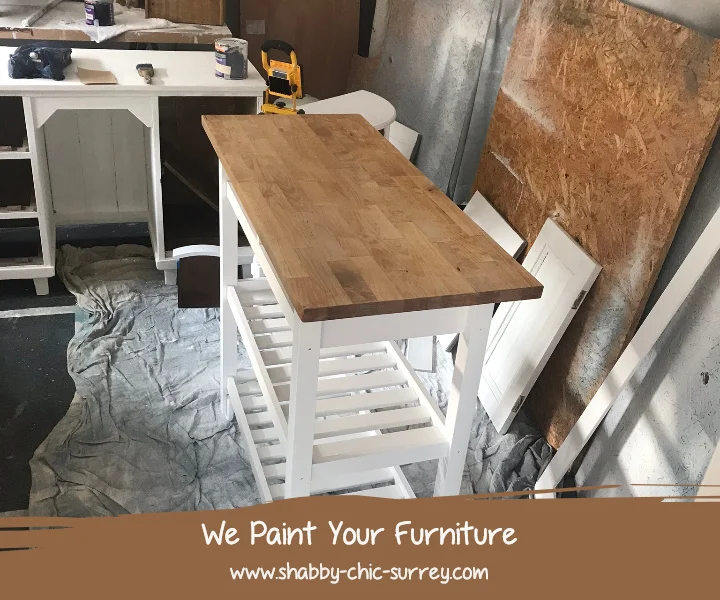 Furniture Spray Painting | Shabby Chic Furniture Painting